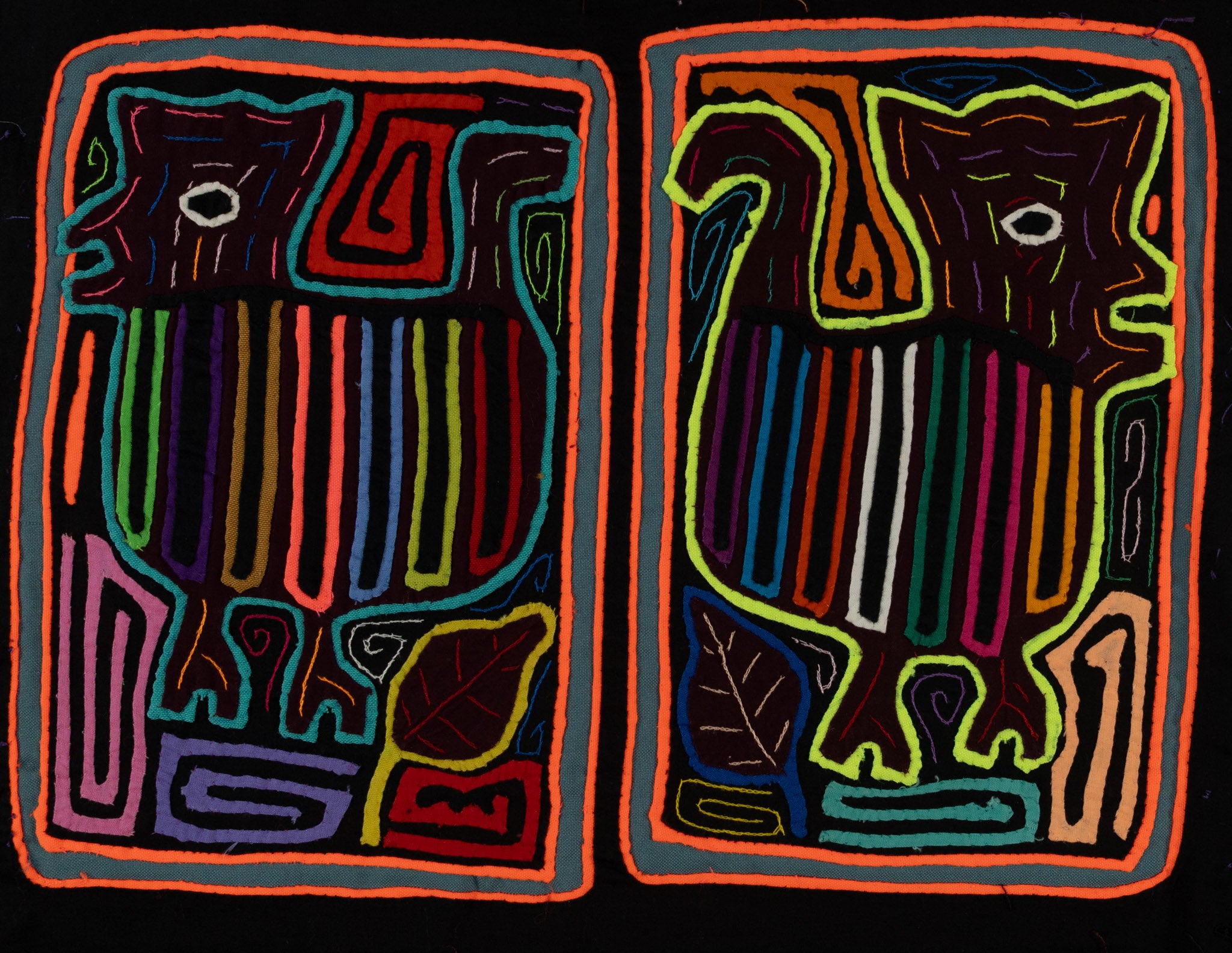 Neon Orange Puppy Dog Mola – TraderBrock
