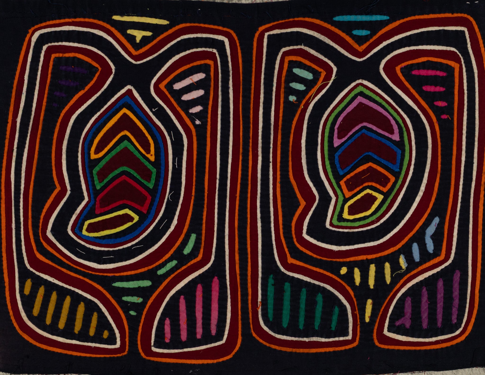 Traditional Multi-Color Mango Fruit Mola – TraderBrock