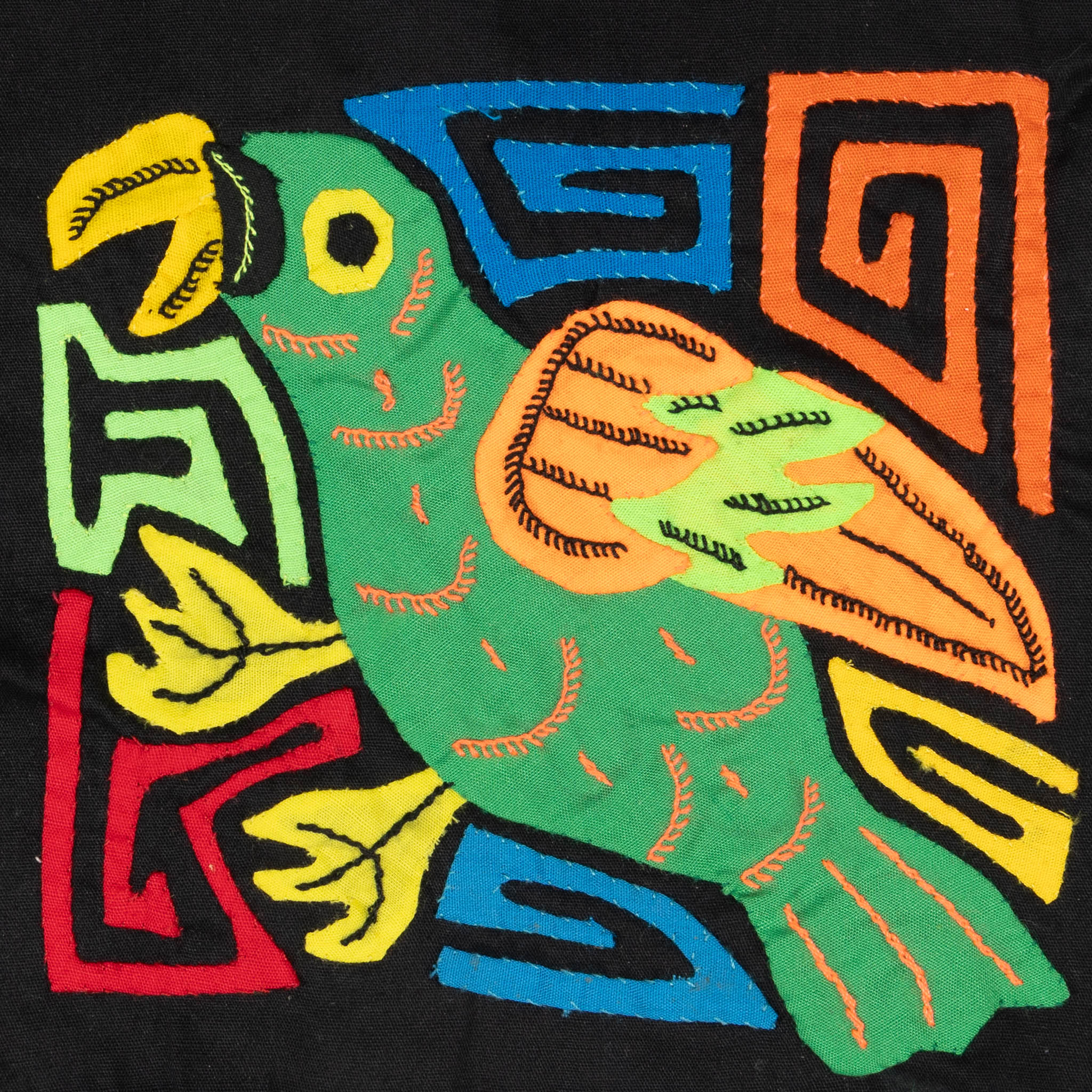 Multicolor Orange And Green Bird Molita – TraderBrock